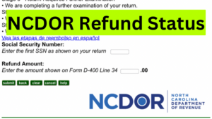 NCDOR Refund Status - Check Tax Return Status Online @ncdor.gov